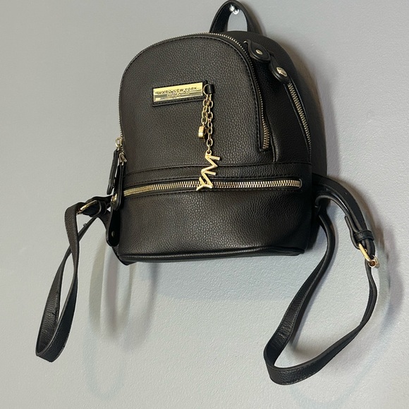 Marc New York | Bags | Marc New York Black Backpack Purse With Pockets ...